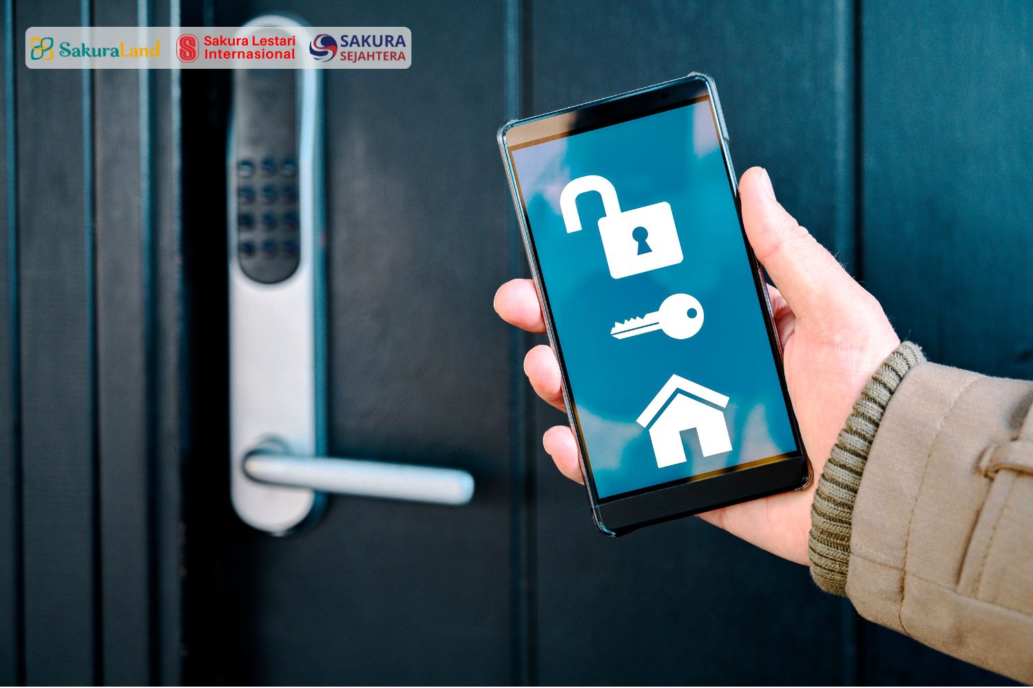 Kelebihan Smart Door Lock di rumah minimalis | Sakura Sejahtera