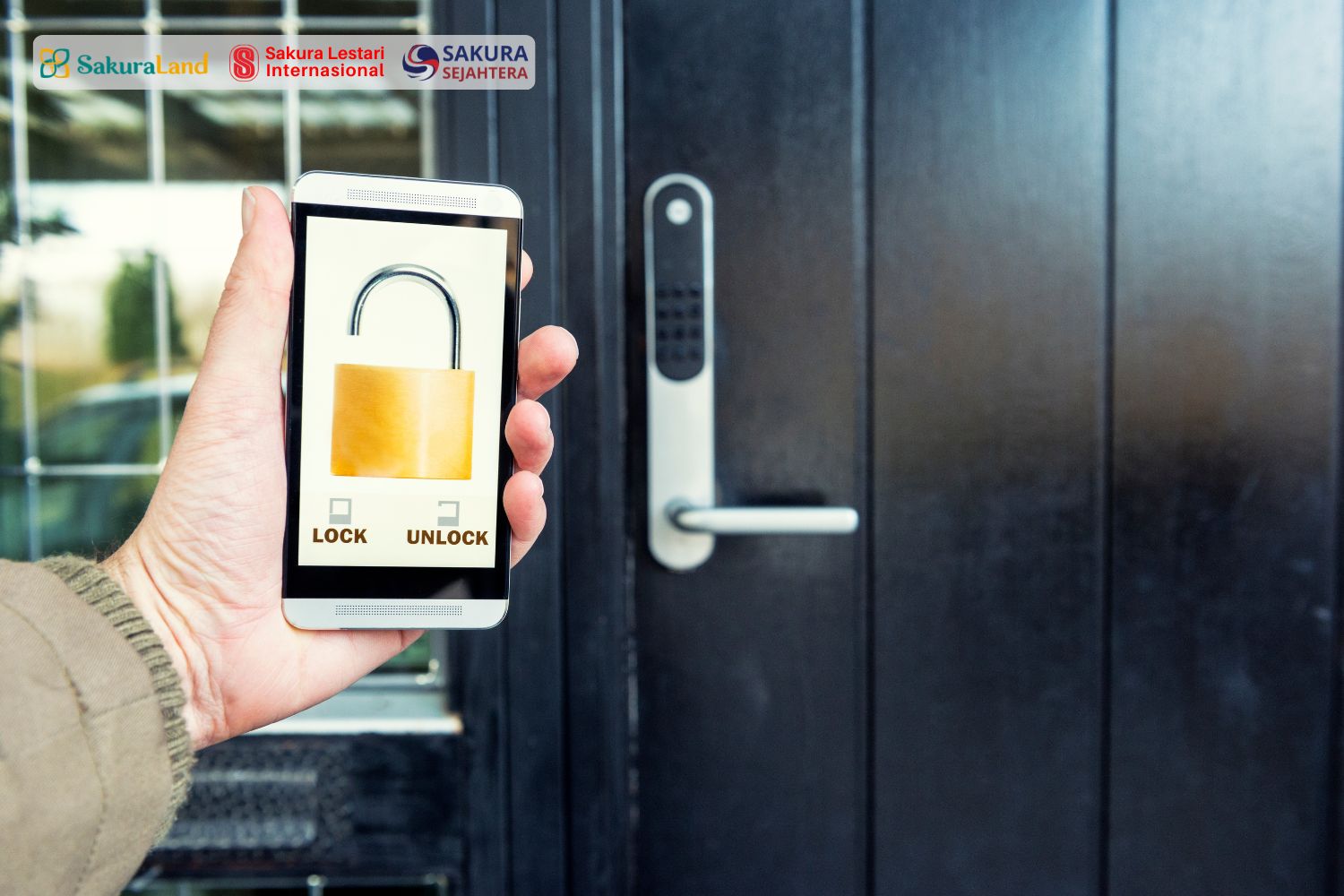 Kelebihan Smart Door Lock di rumah minimalis | Sakura Sejahtera